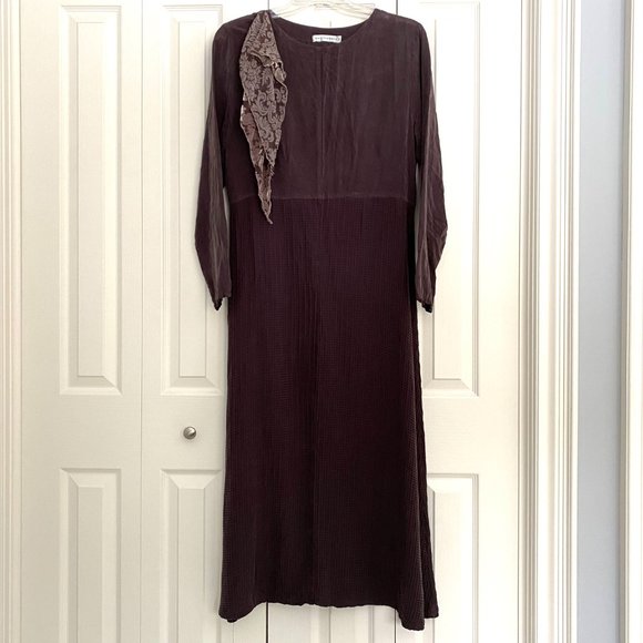 cut loose | Dresses | Vintage Cut Loose Maxi Dress Dark Taupe Size L ...